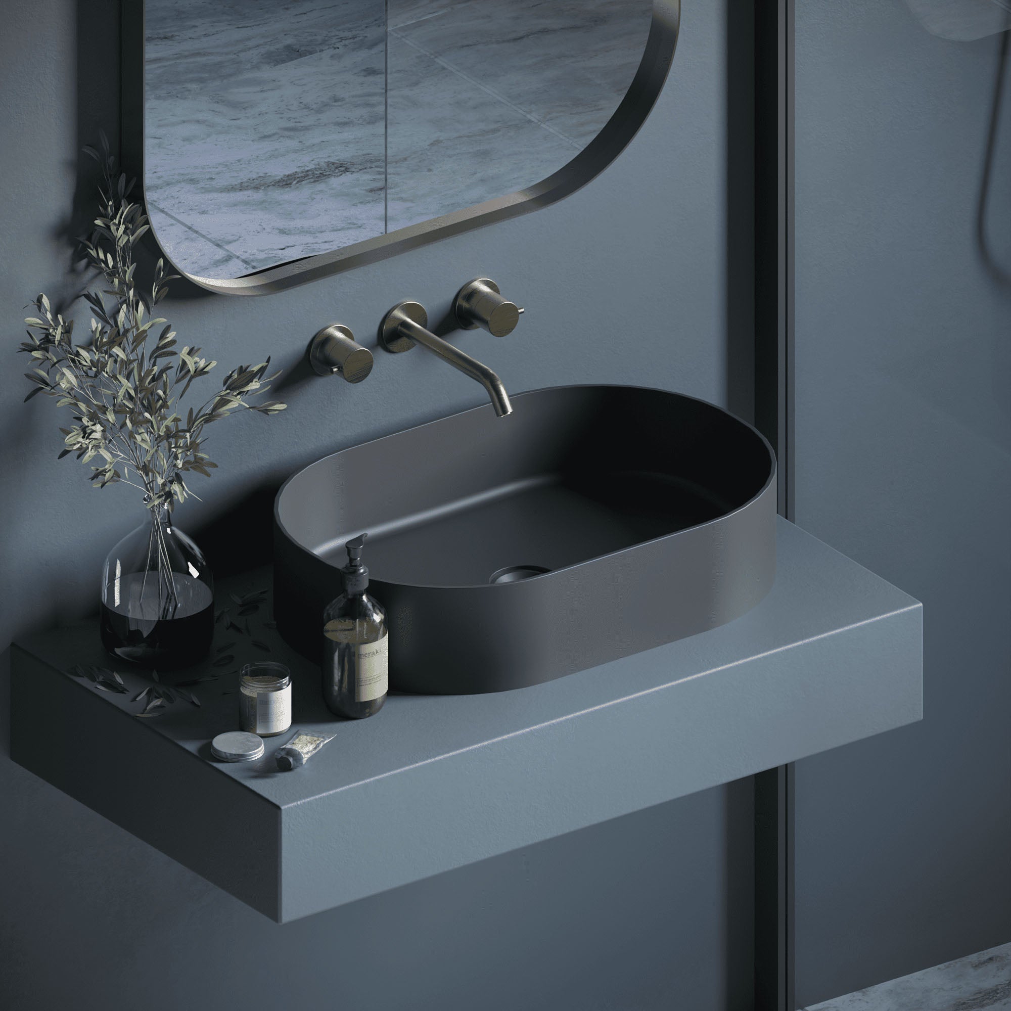 Solid Surface Countertop Basin – Ahti Interiors